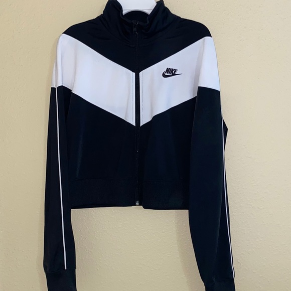 Nike | Tops | Nike Crop Jacket | Poshmark